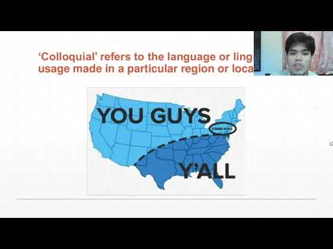 Colloquial expression