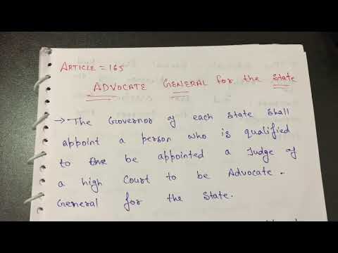 Article 165 constitution of india