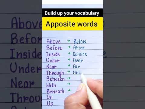Opposite of words #Advance Vocabulary#english
