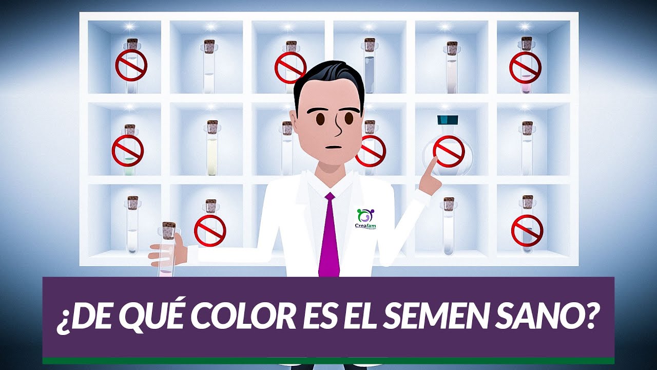 ¿De qué color es el semen sano? [Creafam Toons]