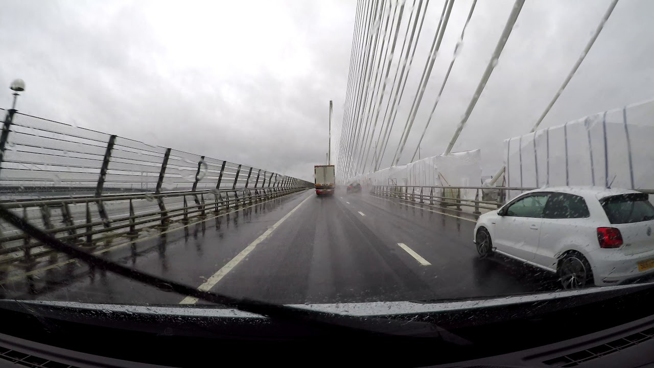 Over the New Forth Road Bridge