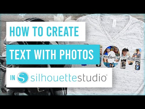 📸 Silhouette Studio - AMAZING Way To Create Text with Photos