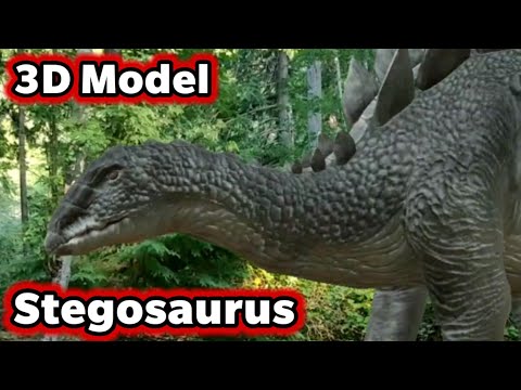 Arloopa - Stegosaurus Dinosaur - 3D Model