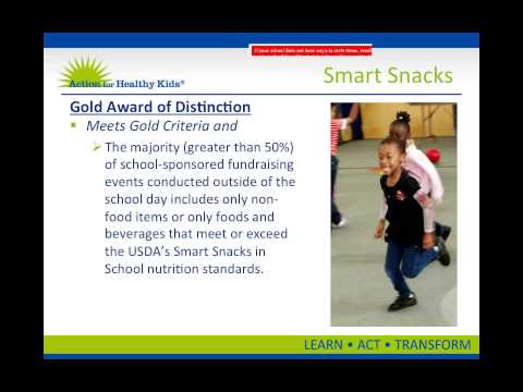 Smart Snacks - HealthierUS School Challenge: Smarter Lunchrooms Initiative