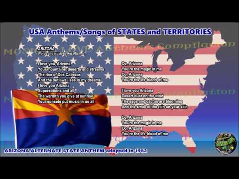 Arizona Alternate State Anthem ARIZONA music, with vocal and lyrics