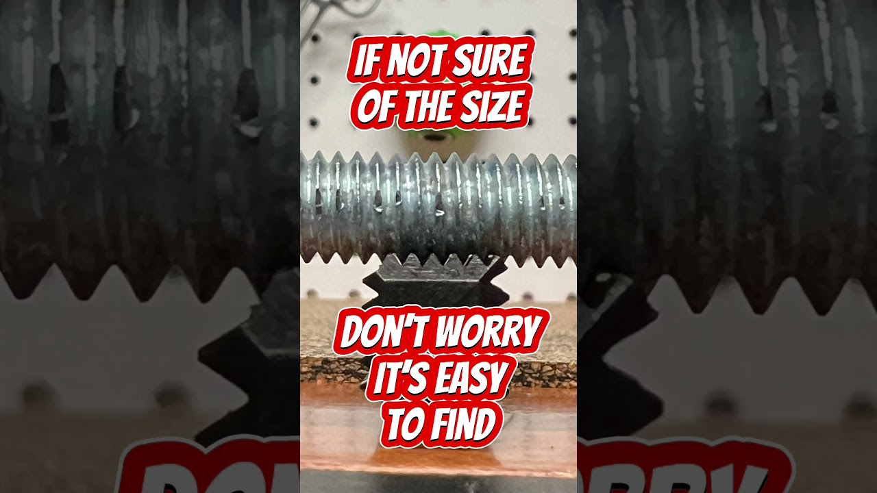 NICHOLSON Thread File Demonstration 💪😎👍 Stoney’s Tool Tip of the Week! #shorts #tooltips #tools