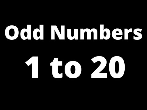 V-01 | odd numbers between 1 to 20 | odd numbers 1 to 20 | 1-20 | list of odd number 1 to 20