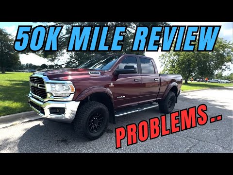 2019 Ram 2500 Cummins 50k mile and 5 year review | The good and the Bad about Diesel Ownership