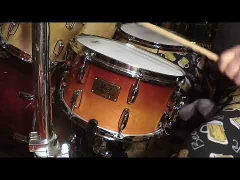 Double A Drums 7.5x14" snare drum former Pearl Session Custom | Reverb