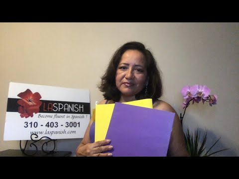 LEARN 10 CLASSROOM OBJECTS IN SPANISH - Spanish words | Spanish Vocabulary | Online Spanish