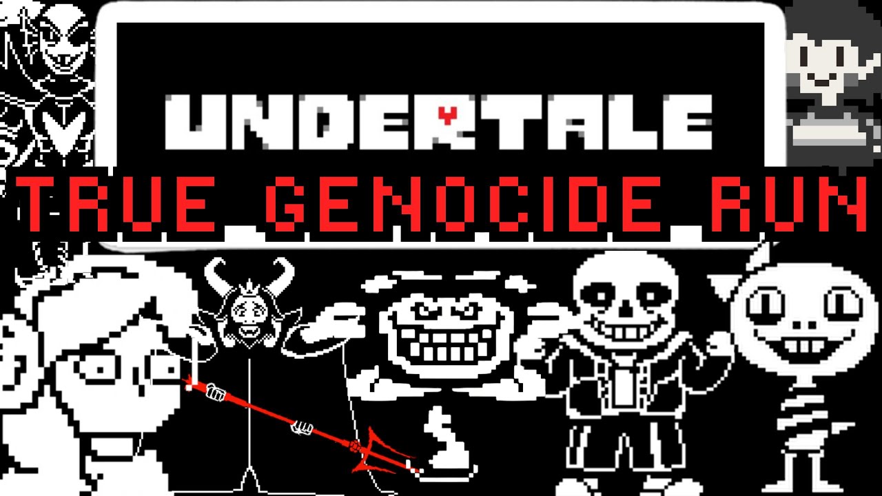 UNDERTALE Genocide Run - Full Gameplay (Blind, Killing Everyone)