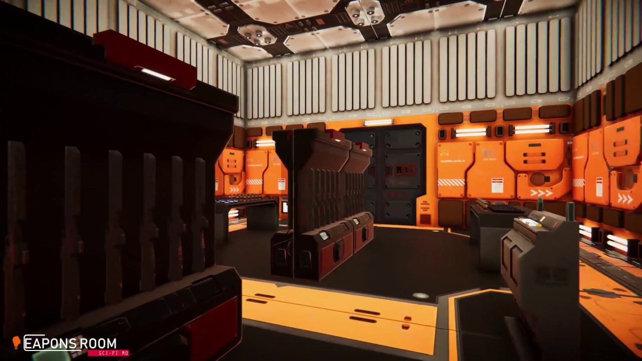 Sci-Fi Modular Pack v 1.2, Rooms 4K