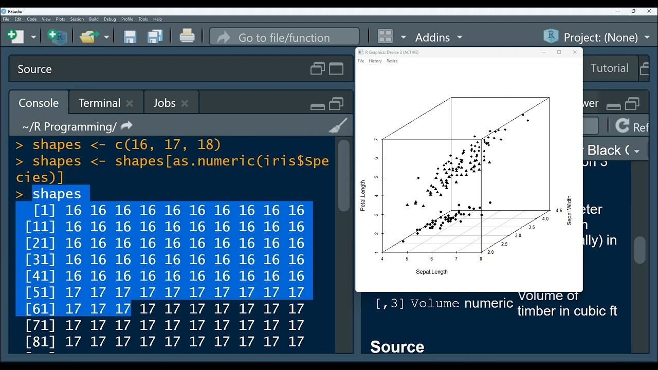 scatterplot 3d package in r | 3D scatterplot group by shape