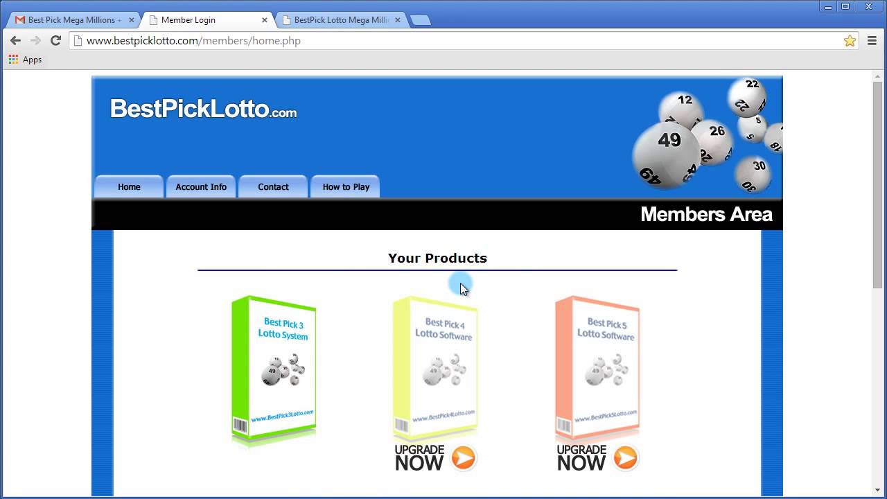 Mega Millions Software - Login & Password