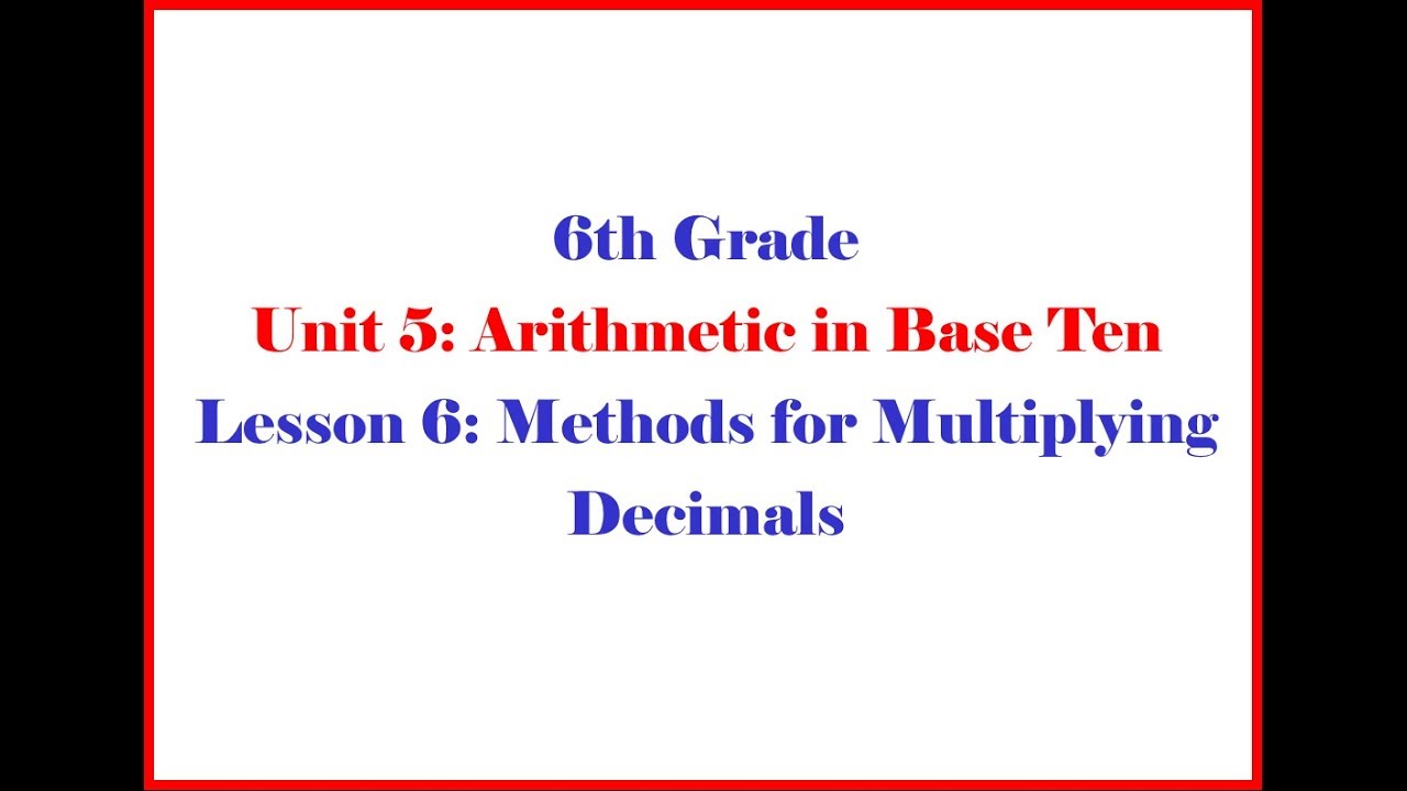 6 5 6 Grade 6 Unit 5 Lesson 6 Morgan - Open Up Resources