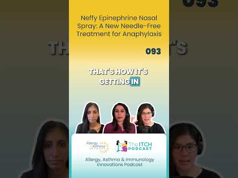 Curious about neffy, the new FDA-approved nasal spray for anaphylaxis? #podcast #allergy