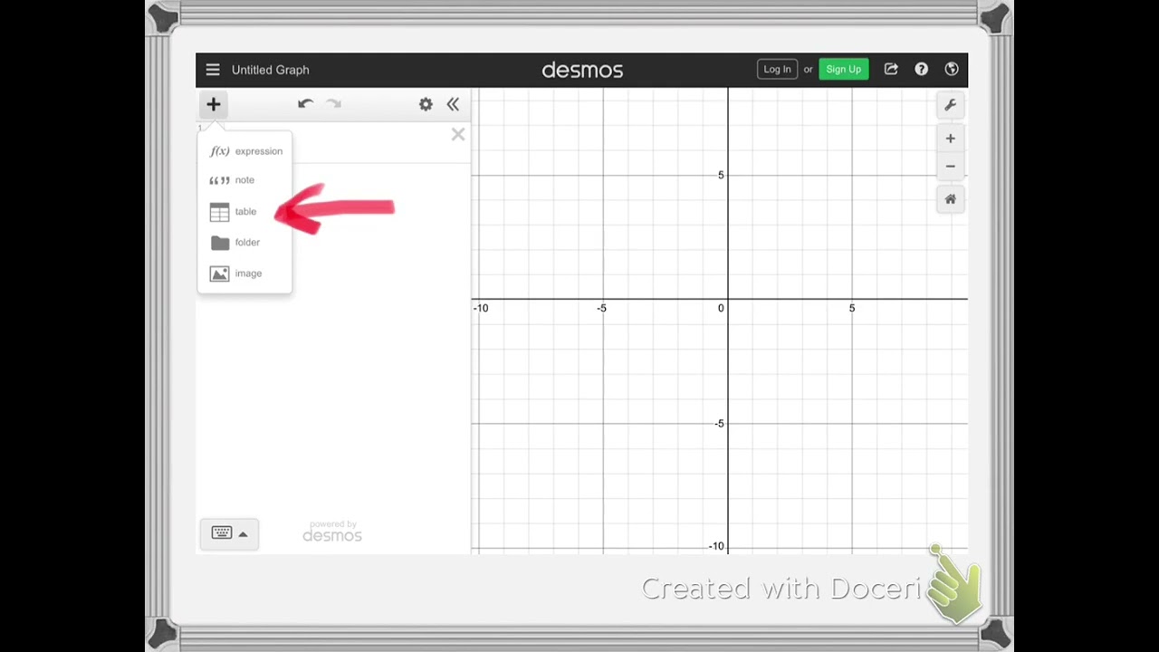 How to Write an Equation of a Line Given Two Points (using DESMOS)
