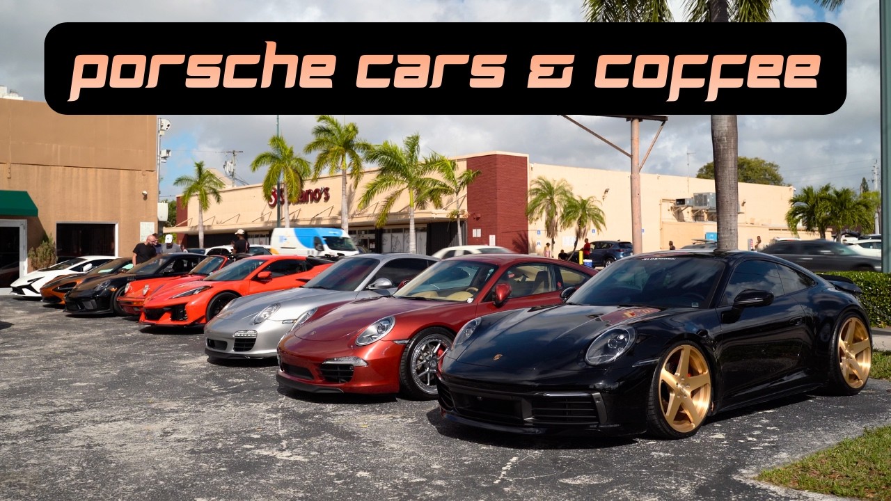 Porsche CARS AND COFFEE at Parkhaus1 Miami