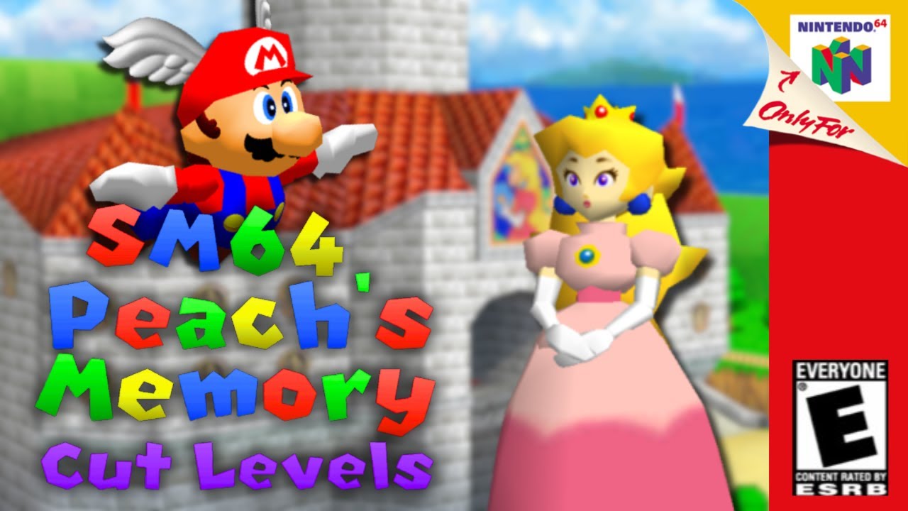 Super Mario 64 Peach's Memory Cut Levels - Longplay | N64