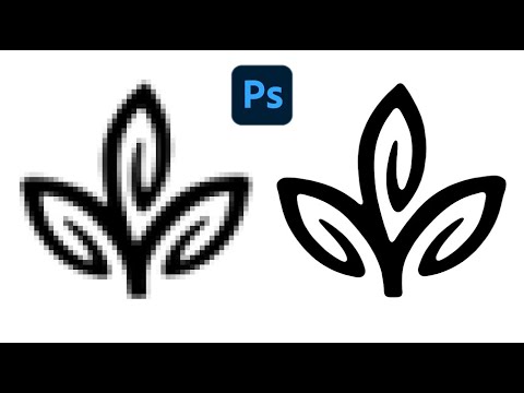 Convert a Low Resolution Logo into a High Res Vector Graphic in Photoshop