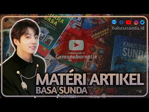 Artikel Bahasa Sunda || bahasasunda.id