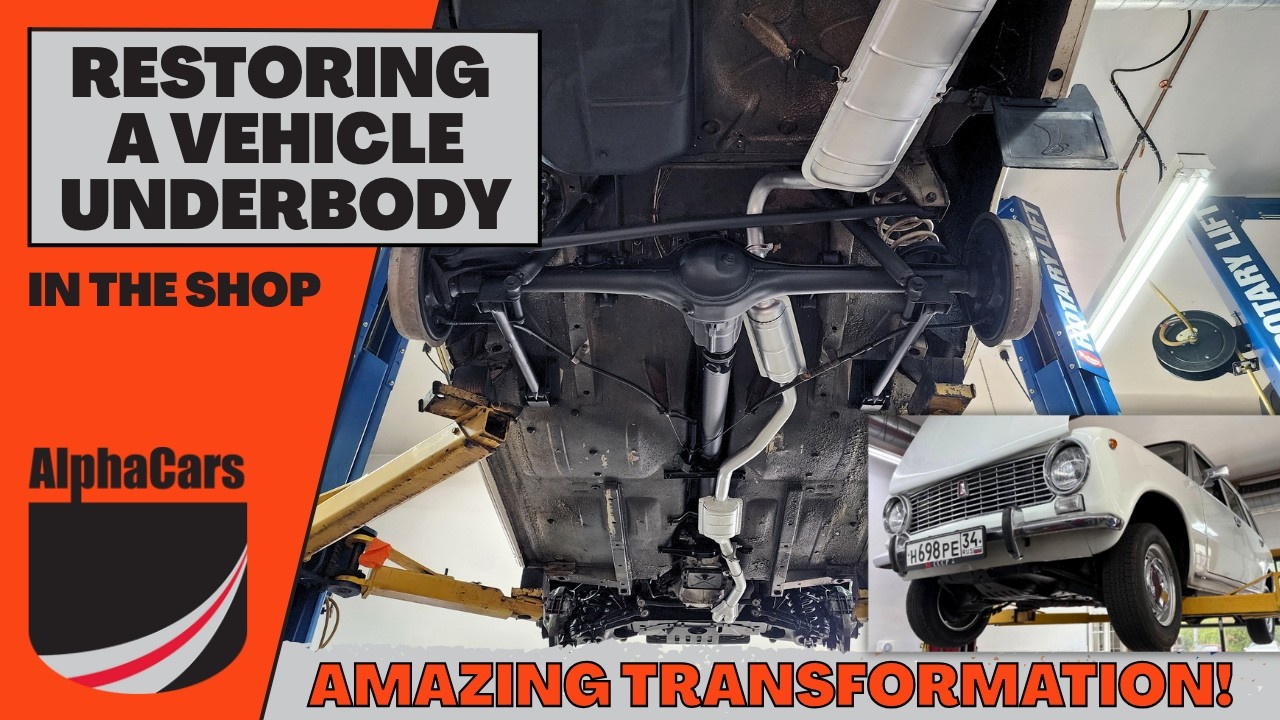 Lada 2102 Wagon Underbody Restoration & Rust Protection with Waxoyl!