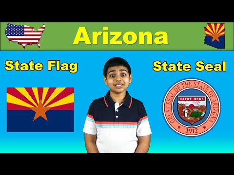 US States | Arizona | Flag | State Symbols | Population