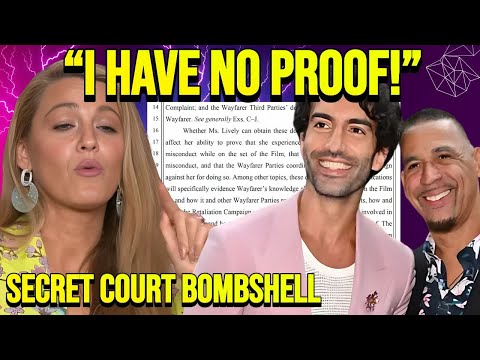 BLAKE LIVELY BOMBSHELL: “I HAVE NO EVIDENCE” Exposed in Secret Court Filing Targeting WAYFARER