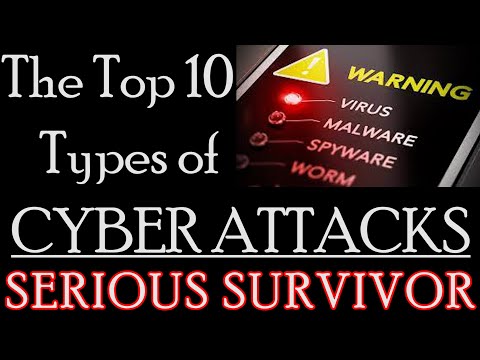 10 Types of Damaging CYBER ATTACKS - How they Work and what they do...