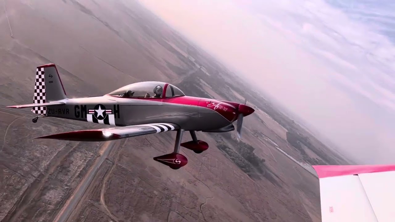 Aviation: Vans RV Aircraft - Vans Aircraft RV8 Formation loop and Barrel Roll