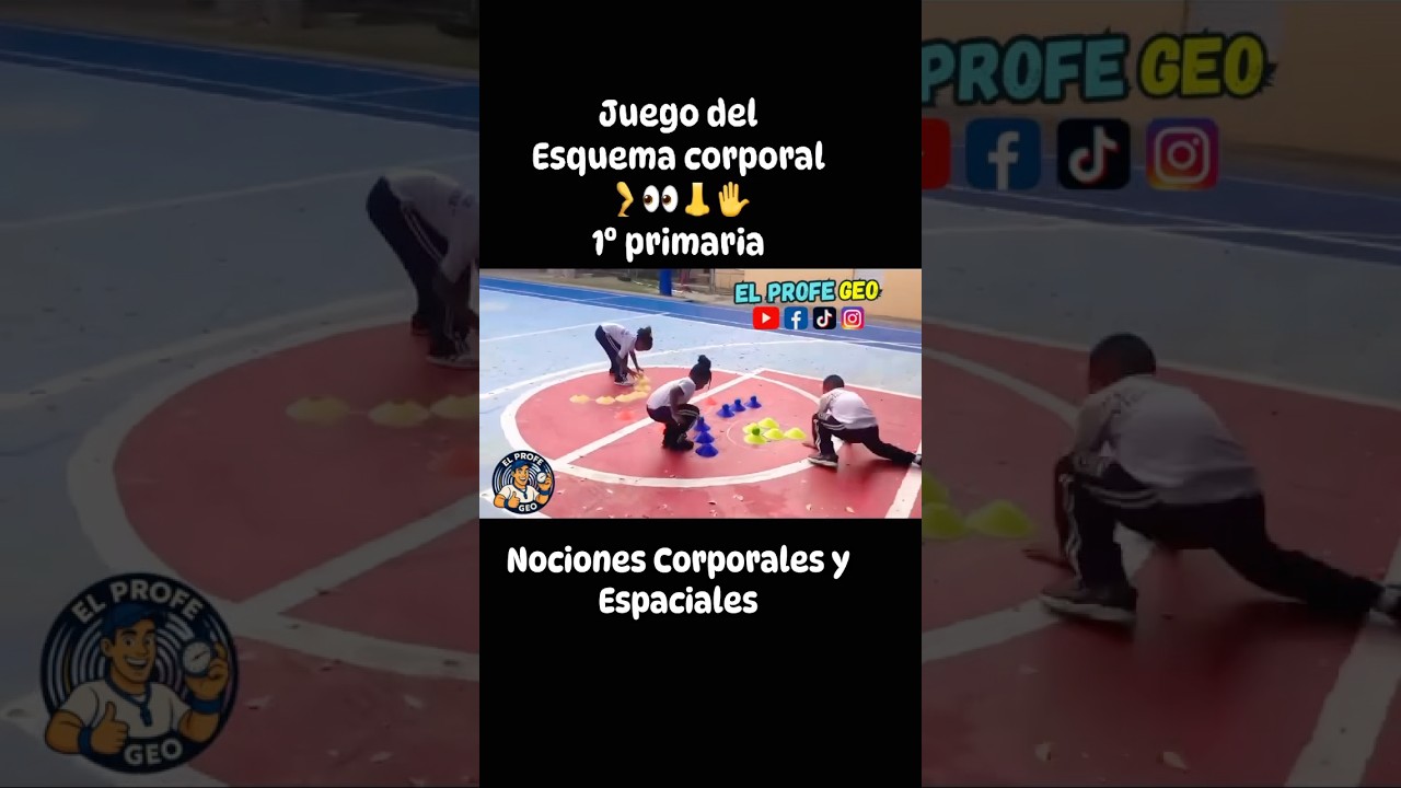 🏃‍♂️🤸‍♀️ ¡Desafío del Esquema Corporal para 1° de Primaria! 🧠✨ #niños #juegos #cuerpo #ef #yt #fy