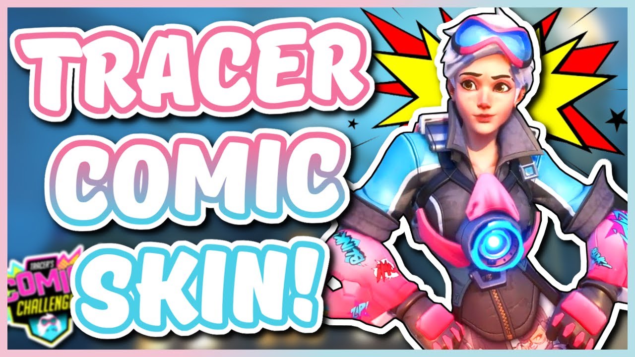 Overwatch - NEW TRACER SKIN CHALLENGE (Tracer Comic Skin)