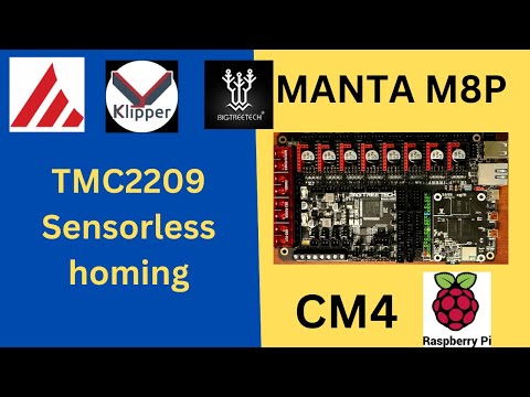 BTT - Manta M8P - TMC2209 UART With Sensorless Homing
