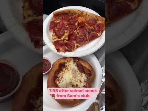 7.98 after school snack from Sam's club #pizza