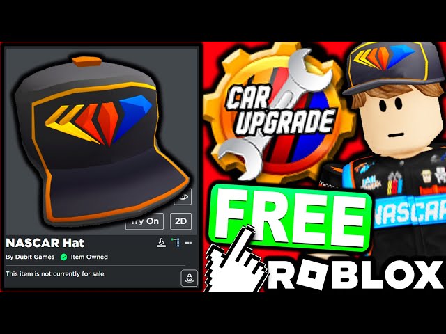 Roblox NASCAR Speed Hub: How to get the NASCAR UGC Cap?