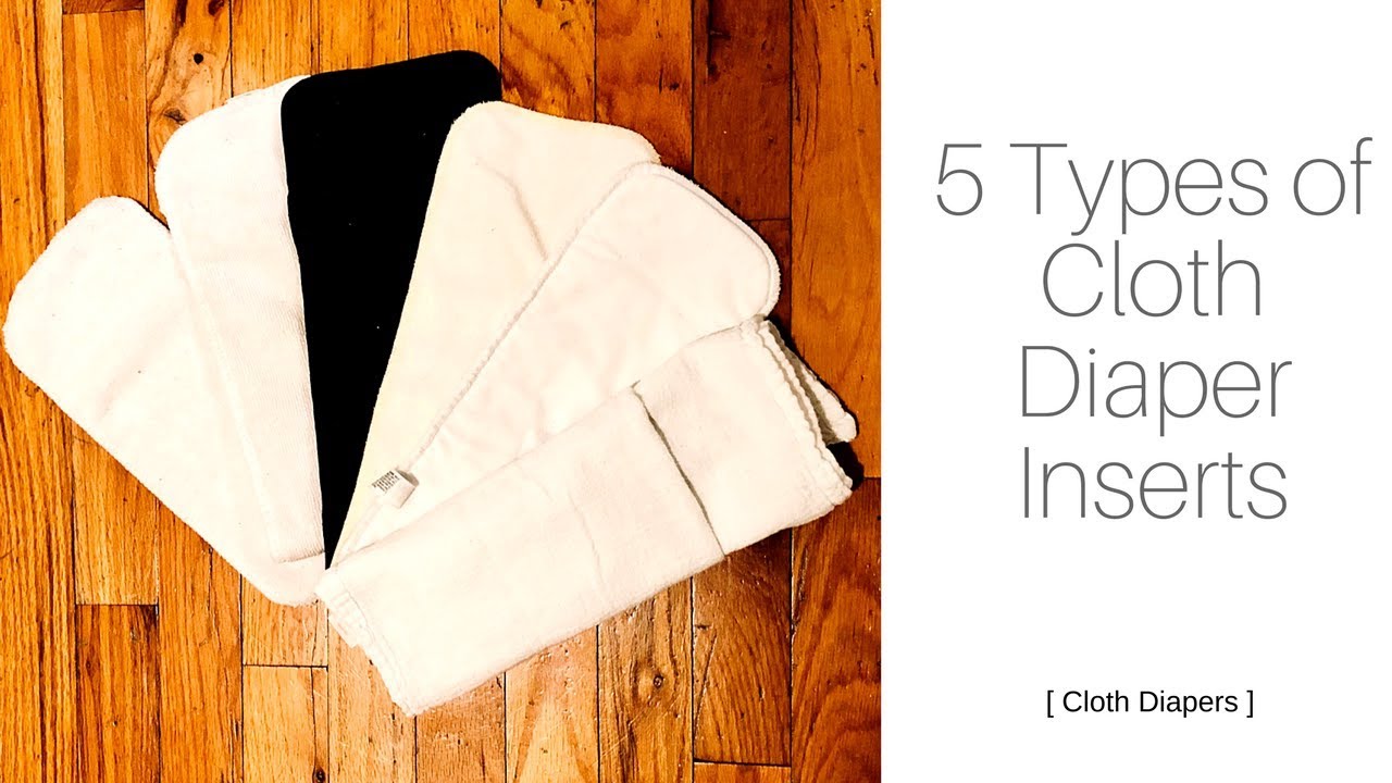 COMPARISON OF 5 TYPES OF CLOTH DIAPER INSERTS | Cloth Diapers