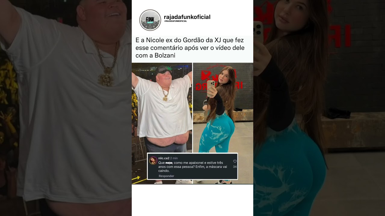 Nicole manda indireta pro gordão da XJ #gordaodaxj #entretenimento #noticias