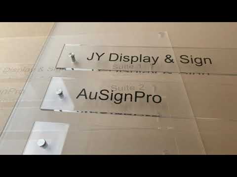 Acrylic Directory Signs