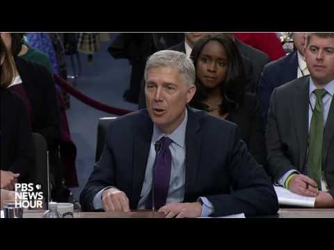 Judge Gorsuch Talks about Justice Jackson's Concurring Opinion in Youngstown
