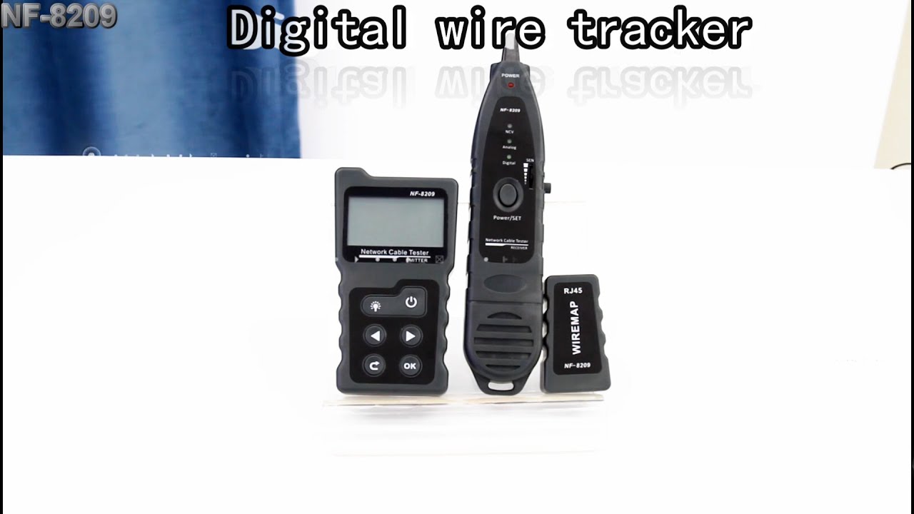 Multi-functional LCD Network Cable Tester Wire Tracker PoE Checker Inline PoE Voltage