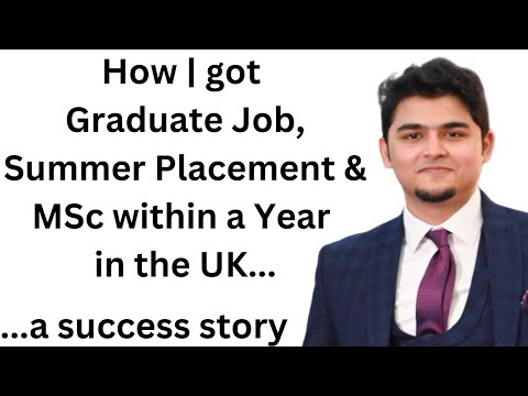 How to get Sponsored Graduate Jobs in the UK | A success story | JK Civil Engineer