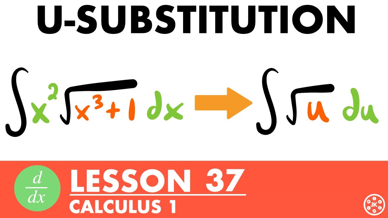 U-Substitution | Calculus Lesson 37 - JK Math