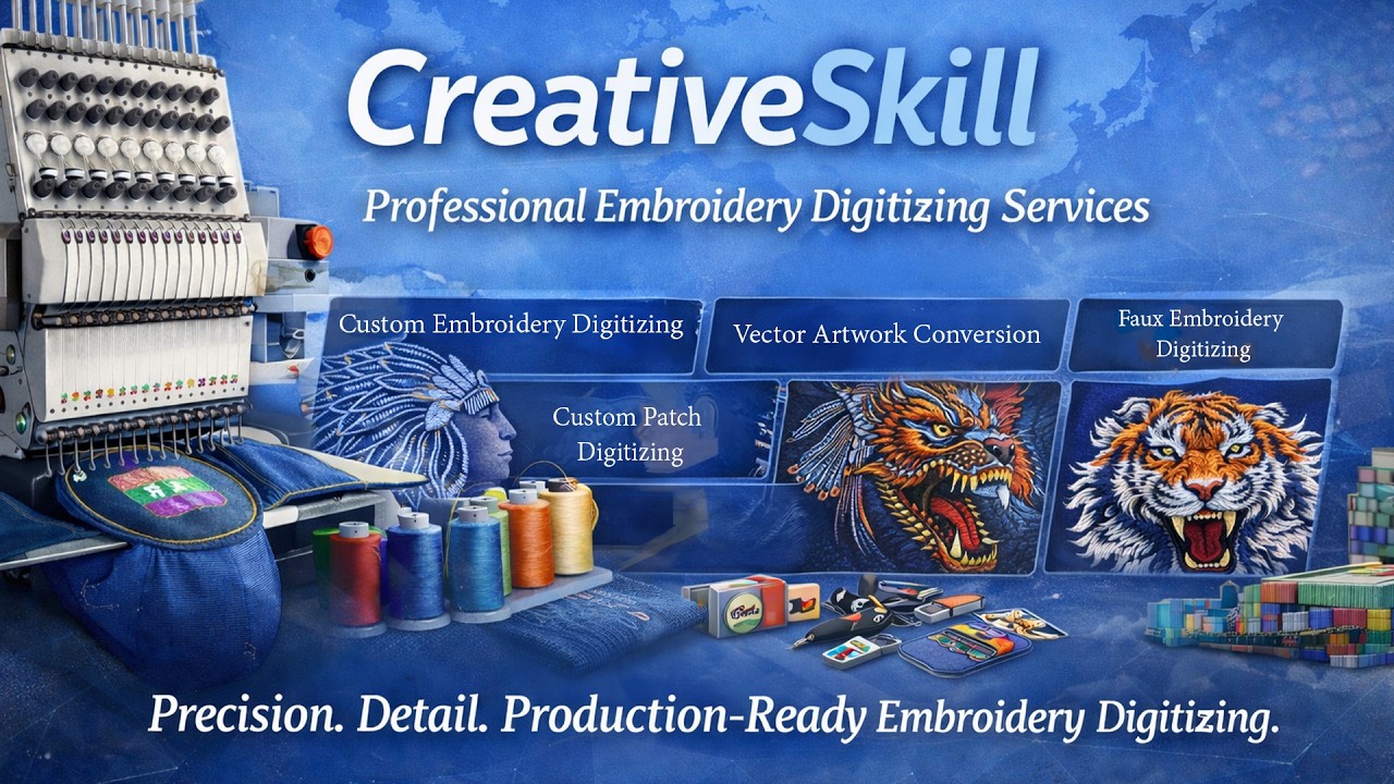 From artwork to perfect stitch-out