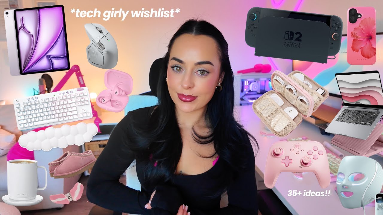 ultimate TECH GIRLY wishlist  🎄🎀 *2025 tech gift guide*
