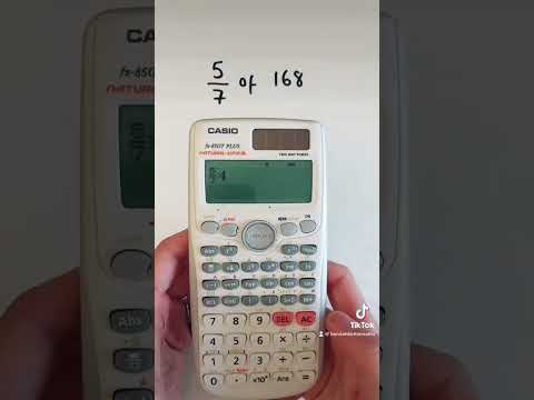 Fraction of an amount