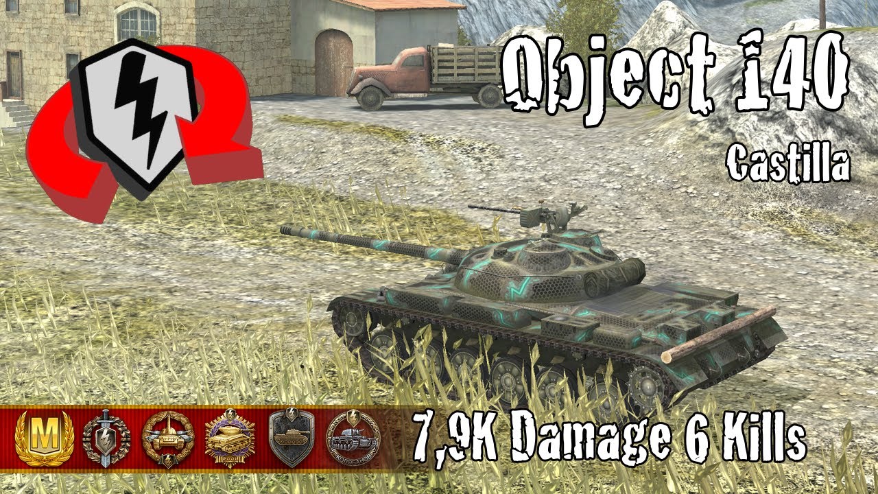 Object 140  |  7,9K Damage 6 Kills  |  WoT Blitz Replays