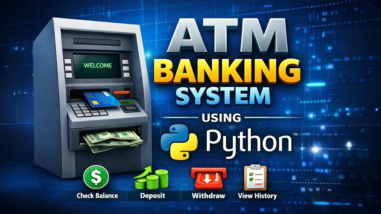 Console-Based ATM Simulator in Python