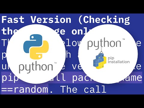 How to check if python package is latest version programmatically?