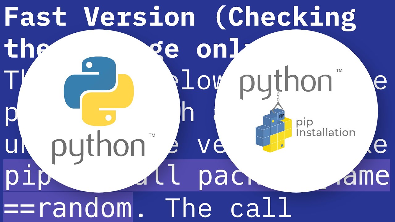 How to check if python package is latest version programmatically?
