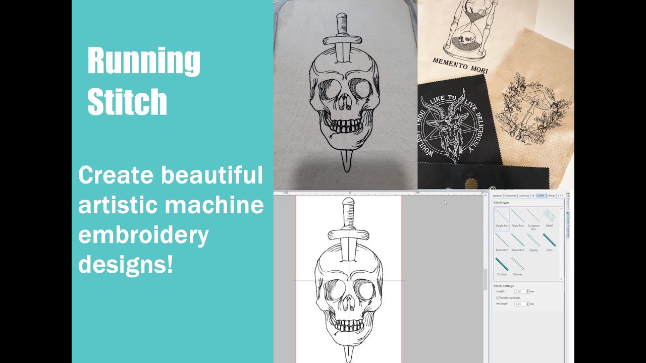Digitizing with the Running Stitch